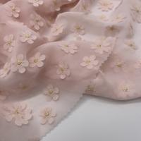 China Printed Fashionable Embroidery Cotton Cloth For Garment M04-030 for sale