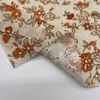 China Printed Garment embroidered cotton net fabric Material MO4-LK010 for sale