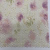 China Printed Garment embroidered cotton net fabric Material MO4-LK010 for sale