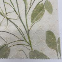 China Printed Garment embroidered cotton net fabric Material MO4-LK010 for sale