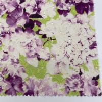 China Printed Garment embroidered cotton net fabric Material MO4-LK010 for sale