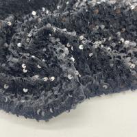China Smooth  Sequin Embroidered Lace Fabric Material Texture Etc M01-015 for sale