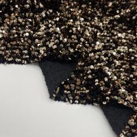 China Bags Sequins Embroidery Fabric Smooth Waterproof M05-008 for sale
