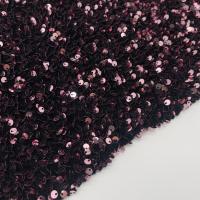 China Multicolors Sequins Embroidery Fabric Cloth Yarn Counts M05-010 for sale