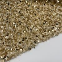China Multicolors Sequins Embroidery Fabric Cloth Yarn Counts M05-010 for sale