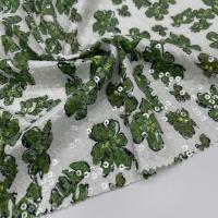 China Durable Smooth Sequins Embroidery Fabric Cloth  M13-005 for sale
