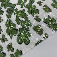 China Durable Smooth Sequins Embroidery Fabric Cloth  M13-005 for sale