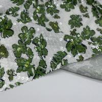 China Durable Smooth Sequins Embroidery Fabric Cloth  M13-005 for sale