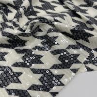 China Garment Weave Waterproof Sequins Embroidery Fabric M13-010 for sale