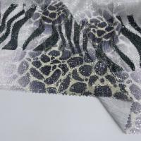 China Sequins Sparkling Glitter Vinyl Fabric For Embroidery M13-011 for sale