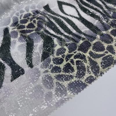 China Sequins Sparkling Glitter Vinyl Fabric For Embroidery M13-011 for sale