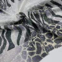 China Sequins Sparkling Glitter Vinyl Fabric For Embroidery M13-011 for sale