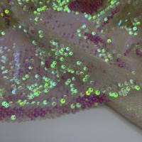 China Smooth Sequins Embroidery Fabric Weave M13-044 for sale