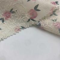China Garment Various Weight Embroidery Cotton Fabric M04-LK008 for sale