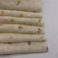 China Garment Various Weight Embroidery Cotton Fabric M04-LK008 for sale