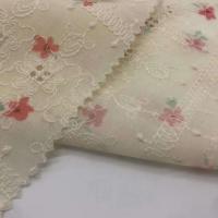 China Garment Various Weight Embroidery Cotton Fabric M04-LK008 for sale