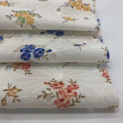 China Weave Cotton Embroidery Fabric For Garment Home Textile M04-LK022 for sale