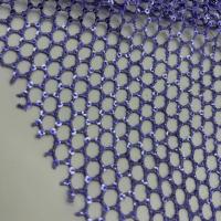 China Customization Sequin Mesh  Embroidery Fabric 100% Polyester  For Party Dresses for sale