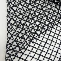 China Sequin Adorned Material 100% Polyester Three Color Choose Fabric For Party Dresses for sale