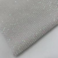 China Sequins Mesh Embroidery Fabric 100% Polyester Shiny Color For Sequin Skirts for sale