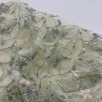 China Sequins Embroidery Fabric 100% Polyester Soft And Comfortable For Sequin Dresses for sale