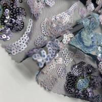 China Good Quality Sequins Embroidery Cloth 100% Polyester Good For Sequin vest for sale