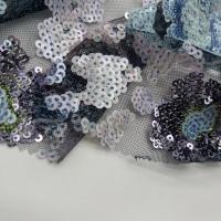 China Good Quality Sequins Embroidery Cloth 100% Polyester Good For Sequin vest for sale