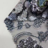 China Good Quality Sequins Embroidery Cloth 100% Polyester Good For Sequin vest for sale