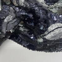 China Heavyweight Sequins Embroidery Cloth 100% Polyester Used For Sequin Skirts for sale