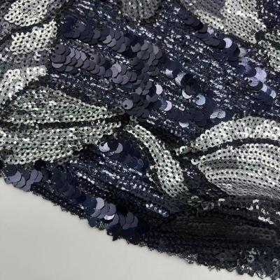 China Heavyweight Sequins Embroidery Cloth 100% Polyester Used For Sequin Skirts for sale