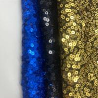 China Customization Color Mesh Sequins Embroidery Fabric 100% Polyester Good For Women Party Dresses for sale
