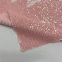 China Beautiful Mesh Sequins Embroidery Fabric  395GSM Embroidered For Party  Dresses for sale