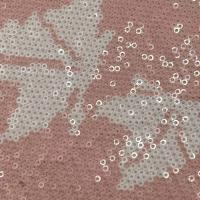 China Beautiful Mesh Sequins Embroidery Fabric  395GSM Embroidered For Party  Dresses for sale