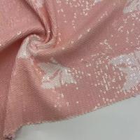 China Beautiful Mesh Sequins Embroidery Fabric  395GSM Embroidered For Party  Dresses for sale