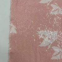 China Beautiful Mesh Sequins Embroidery Fabric  395GSM Embroidered For Party  Dresses for sale