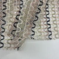 China Soft Mesh Embroidery Fabric 100% Polyester Unique For Women Garments And Bags for sale