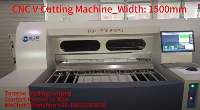 China CNC V Grooving Machine Width 1500mm for sale