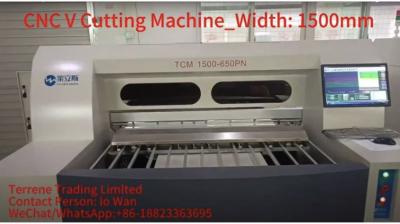 China CNC V Cutting Machine Single Cutting1500mm for sale