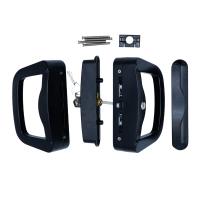 China Premium Zinc Alloy Sliding Door Lock with Dual Hook Safety Latch 500 Hour Salt Spray Test for sale