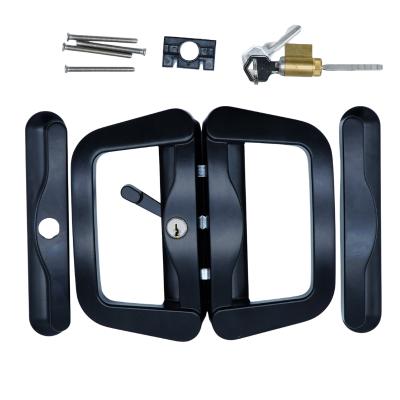 China Premium Zinc Alloy Sliding Door Lock with Dual Hook Safety Latch 500 Hour Salt Spray Test for sale