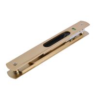 China Double Sided Keyless Sliding Door Lock with High Strength Zinc Alloy Red Green Status Indicators for sale