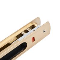 China Double Sided Keyless Sliding Door Lock with High Strength Zinc Alloy Red Green Status Indicators for sale