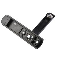 China Concealed Sliding Door Handle with Key Cylinder Zinc Alloy Construction for sale