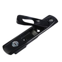 China Durable Zinc Alloy Hidden Sliding Door Handle with Key Locking Security Fluorocarbon Coating for sale