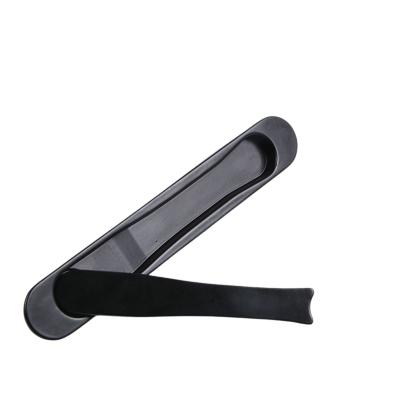 China Flat Concealed Casement Window Handle Aluminum PVC Slim Recessed Design for sale
