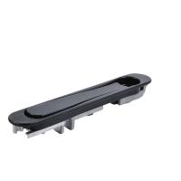 China Flat Concealed Casement Window Handle Aluminum PVC Slim Recessed Design for sale