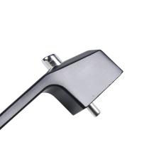 China Minimalist Square Zinc Alloy Push Button Handle with One Touch Locking for sale