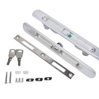 China Recessed Key Bar Sliding Door Lock with Zinc Alloy Body Flush Mount Design for sale