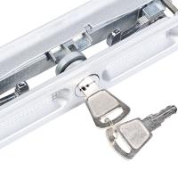 China Recessed Key Bar Sliding Door Lock with Zinc Alloy Body Flush Mount Design for sale