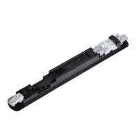 China Ultra Thin Recessed Concealed Single Bar Sliding Door Lock with High Strength Zinc Alloy Red Green Status for sale